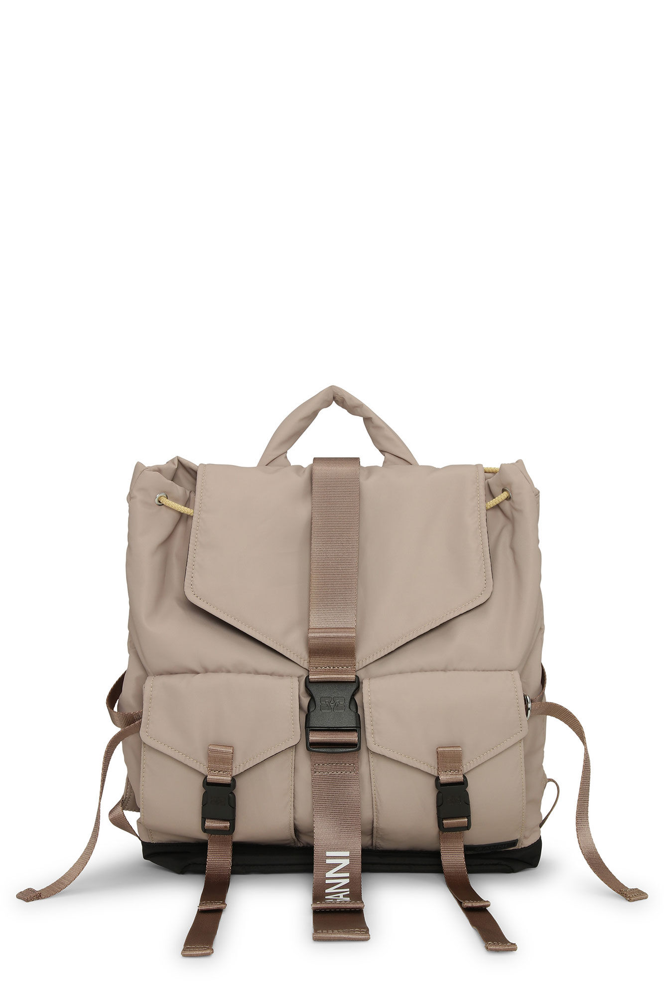 Light Grey Tech Backpack | GANNI NL