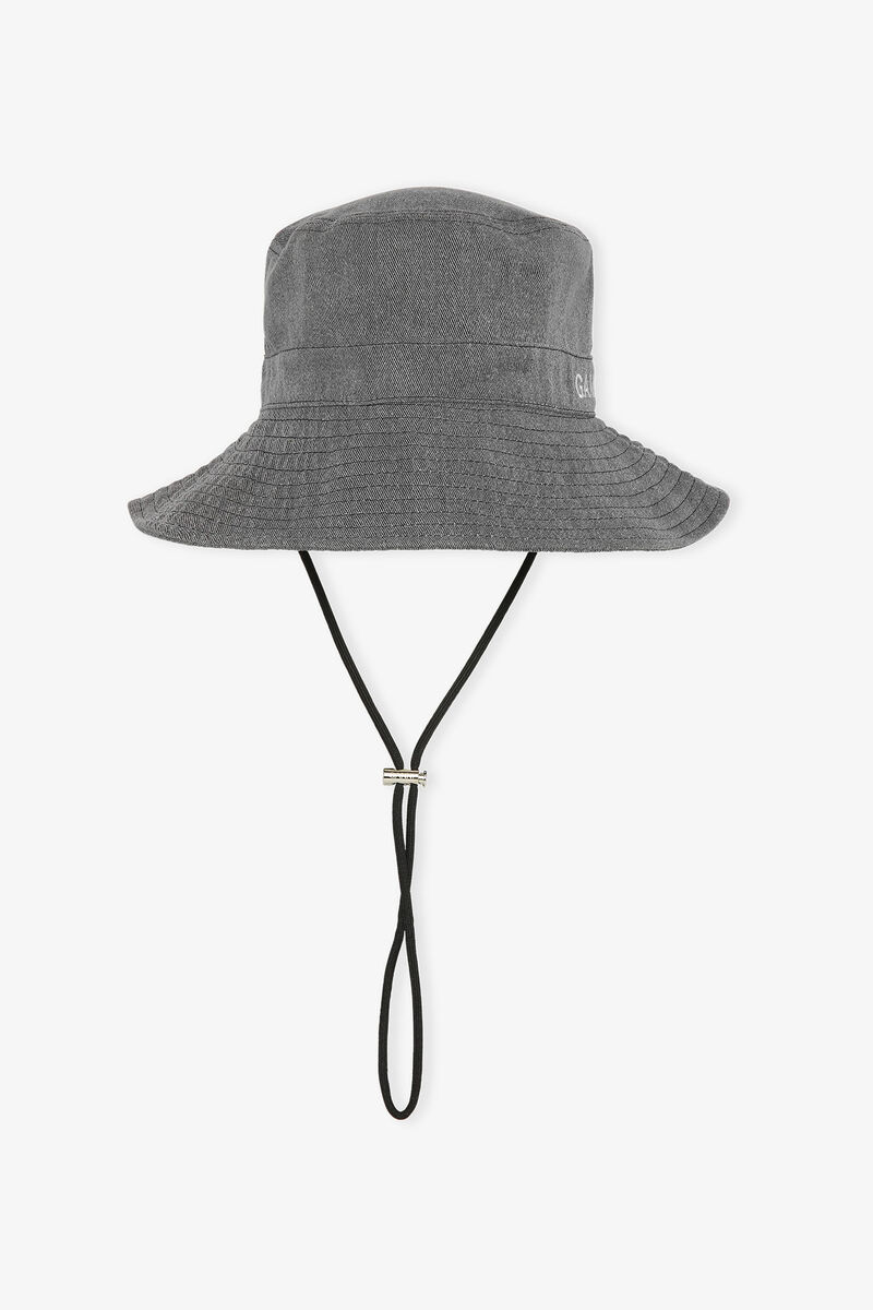 Black Bucket Hat | GANNI US
