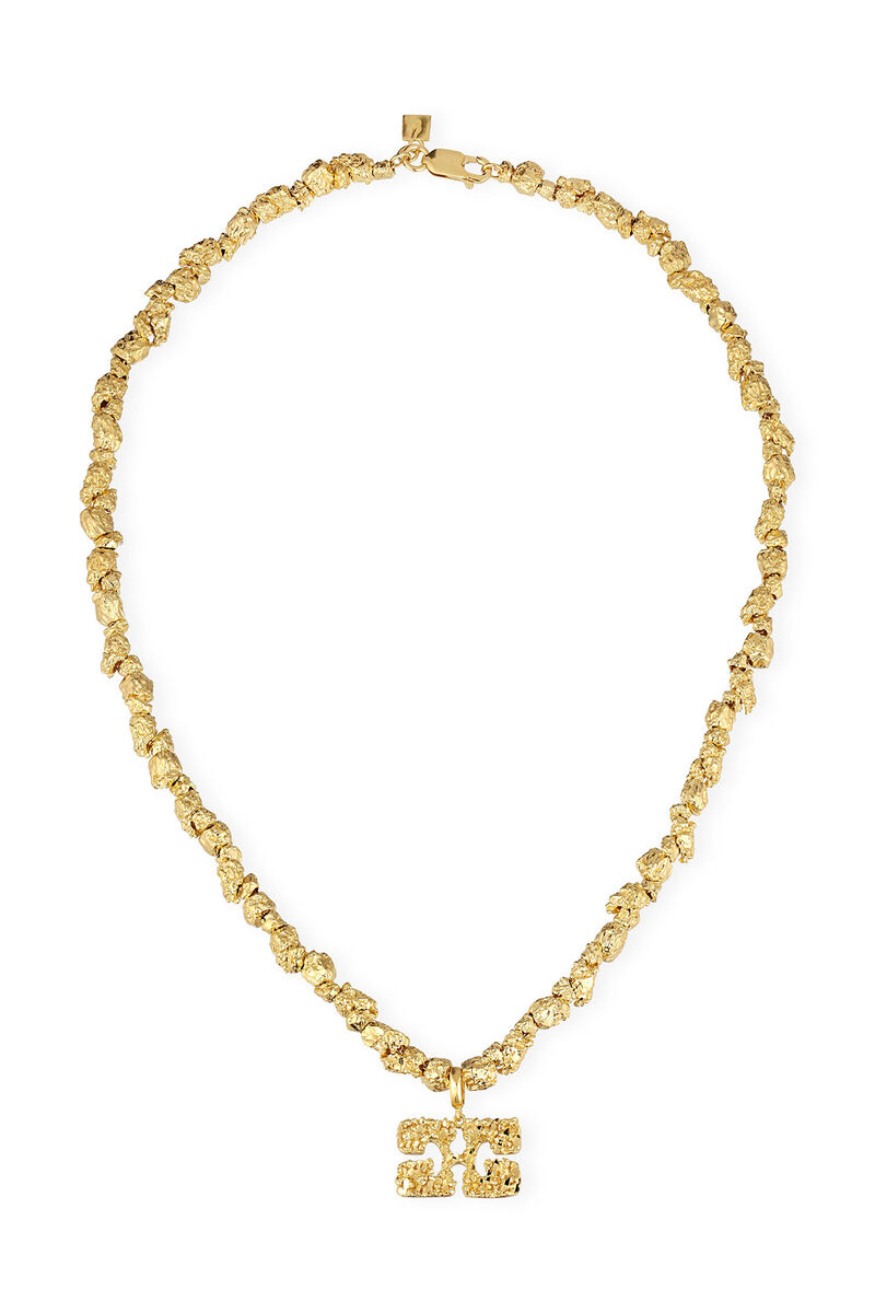 Gold GANNI X VENEDA CARTER NECKLACE | GANNI DE