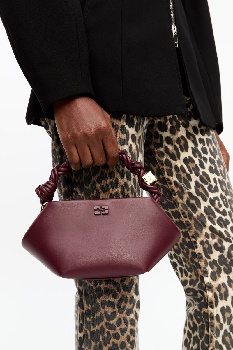 Burgundy Mini GANNI Bou Bag | GANNI US