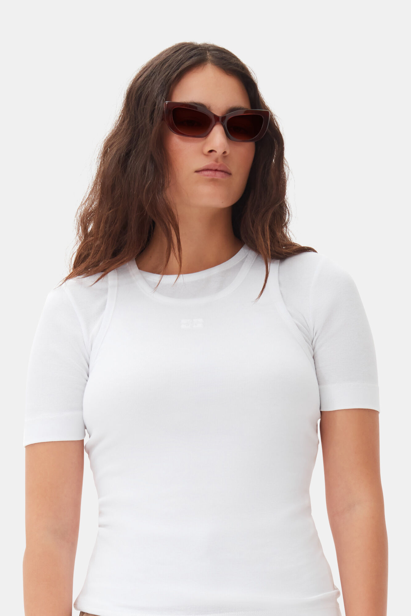 GANNI x Ace & Tate Tiger's Eye Sadie Sunglasses | GANNI