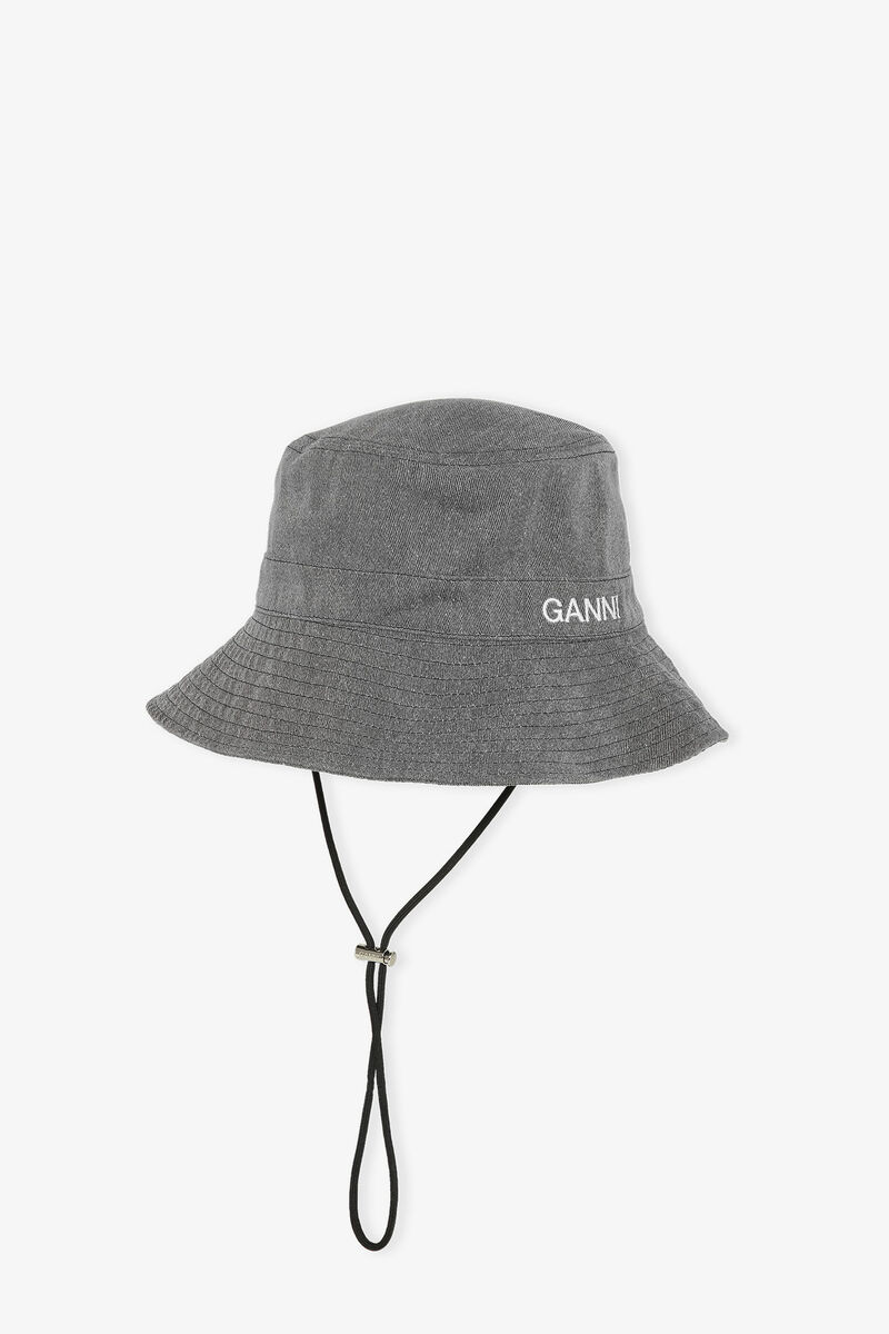 Black Bucket Hat | GANNI US