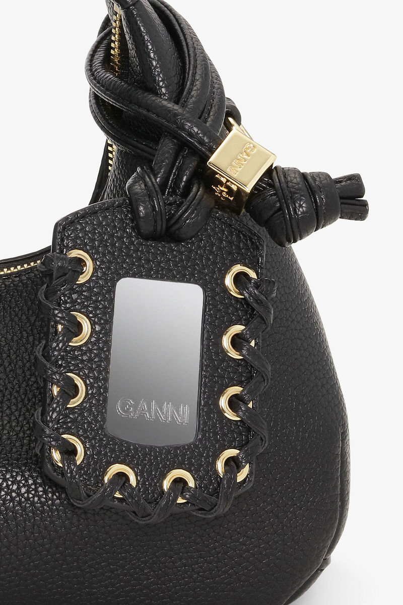Black Mini Hobo Bag | GANNI