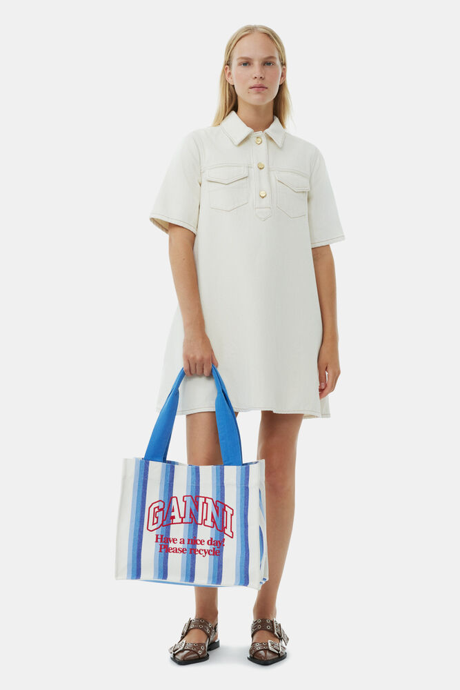 Sacs fourre-tout | Cuir et toile recyclés | GANNI FR
