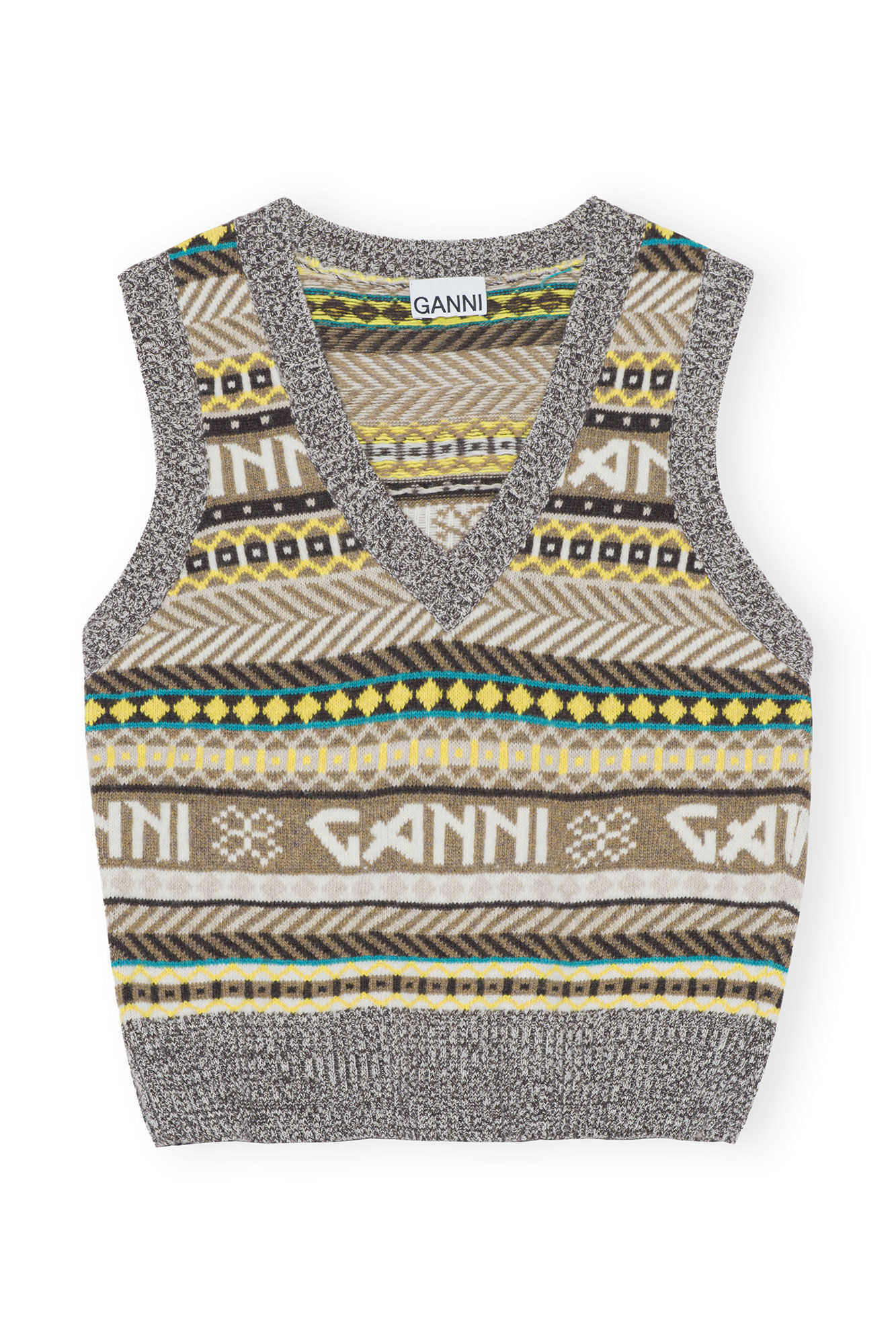 GANNI knit vest top schoolsuganda.com