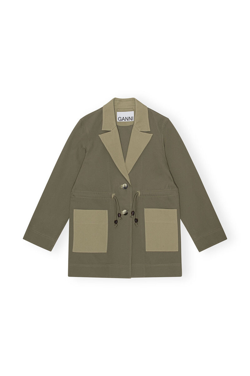 Kalamata Heavy Twill Jacket | GANNI KR 가니
