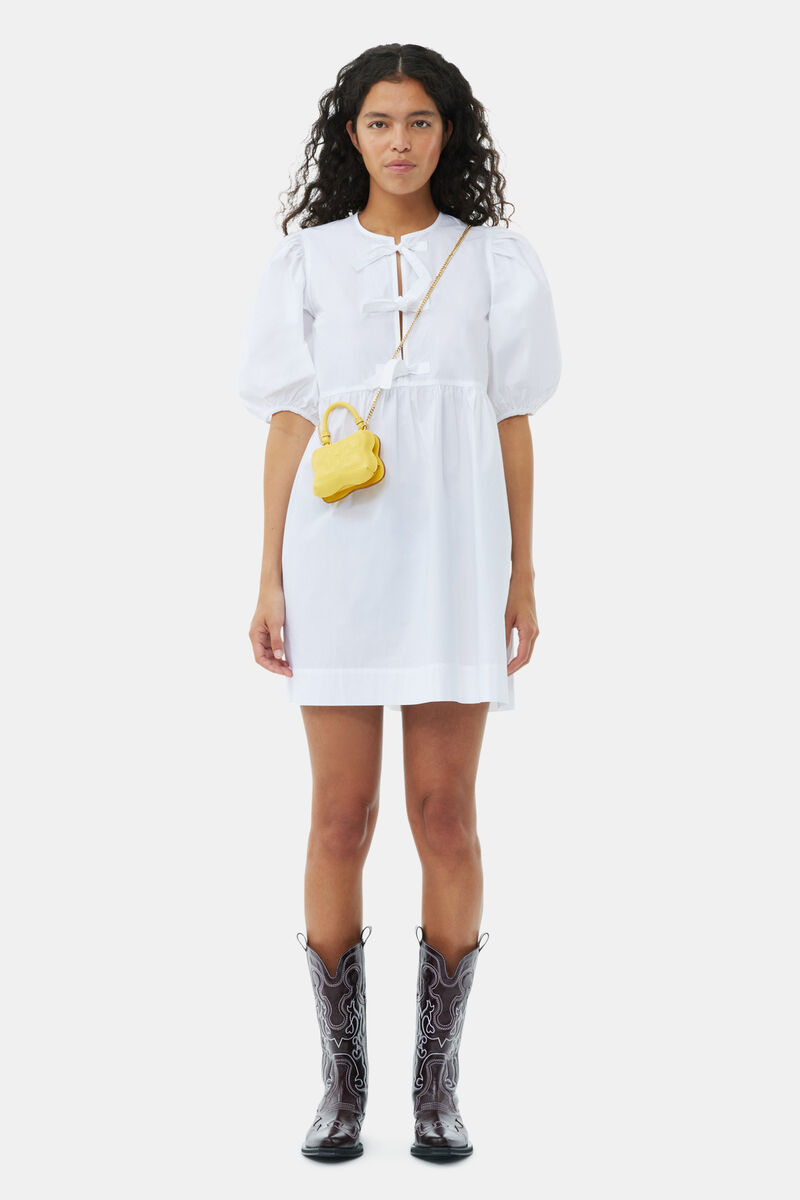 Yellow Nano Butterfly Crossbody Bag | GANNI FI