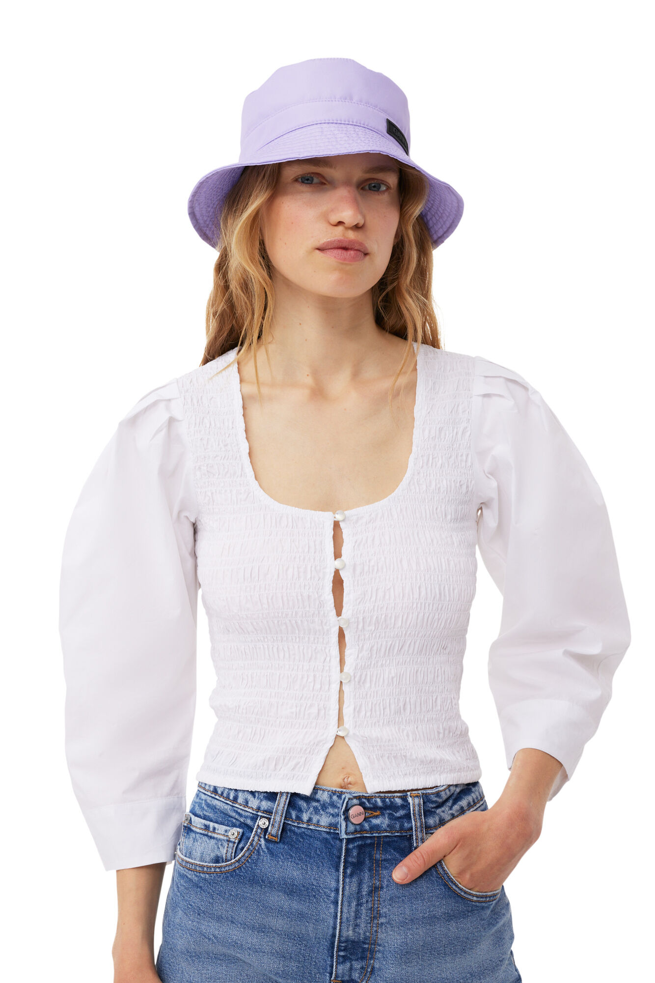 Light Lilac Light Lilac Bucket Hat | GANNI