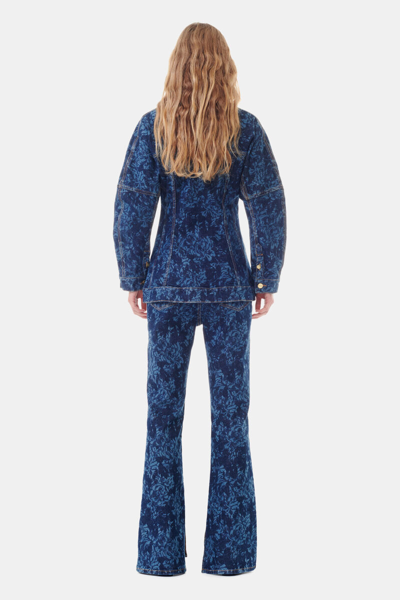 Lazer Denim Blazer | GANNI US