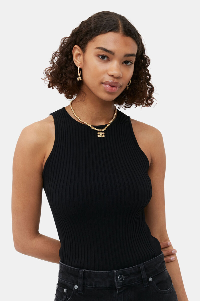 Gold GANNI X VENEDA CARTER NECKLACE | GANNI DE