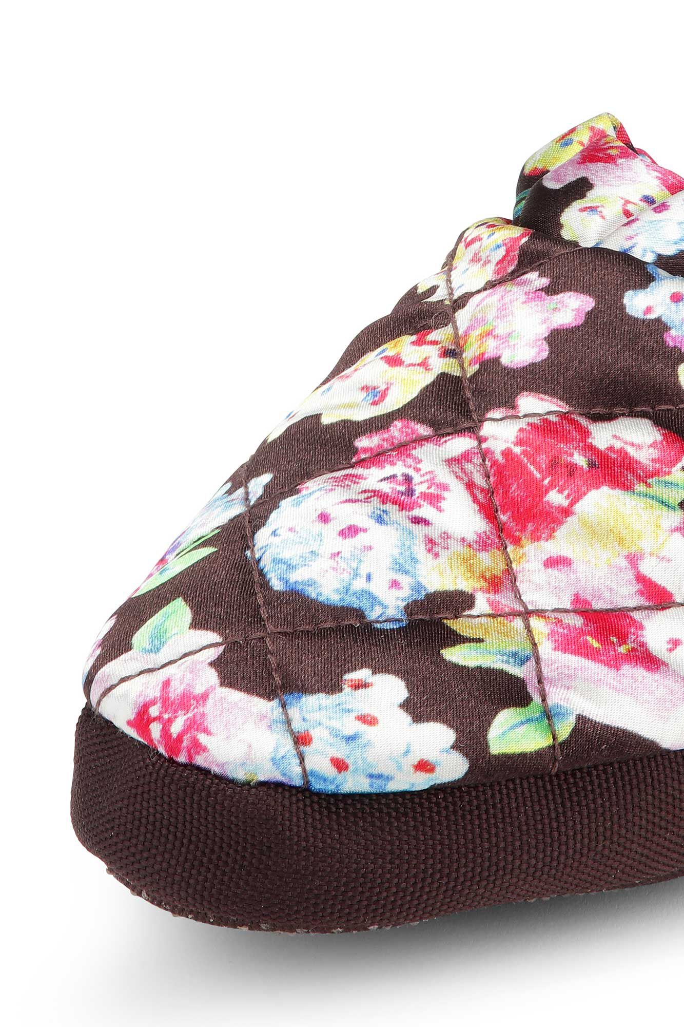 Quilted Satin Accessories Quilted Indoor Ruffle Slippers | GANNI (US ...