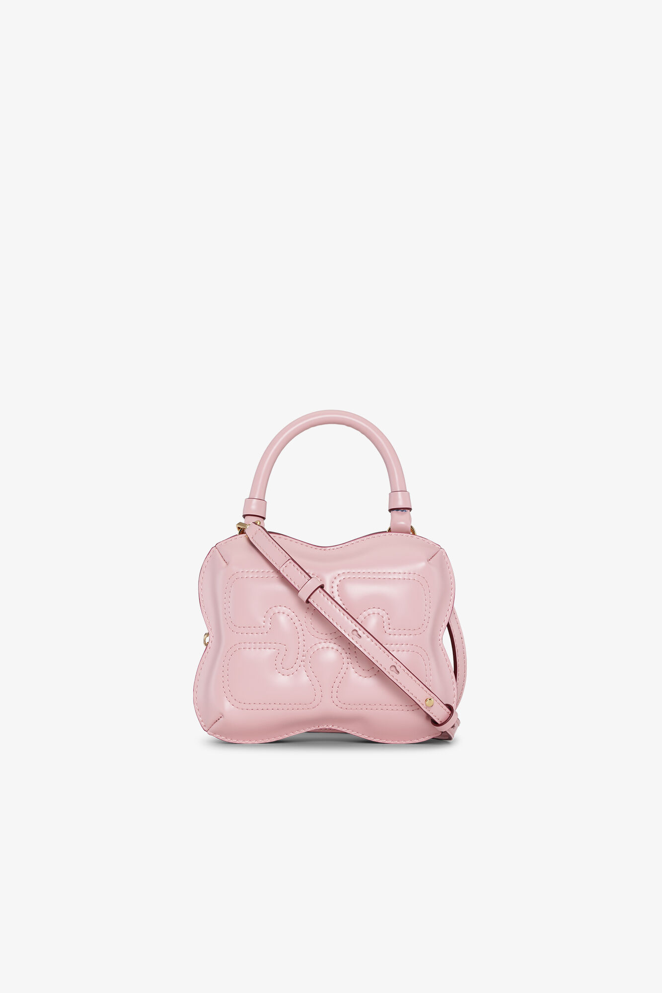 Pink Small Butterfly Crossbody Bag | GANNI NL