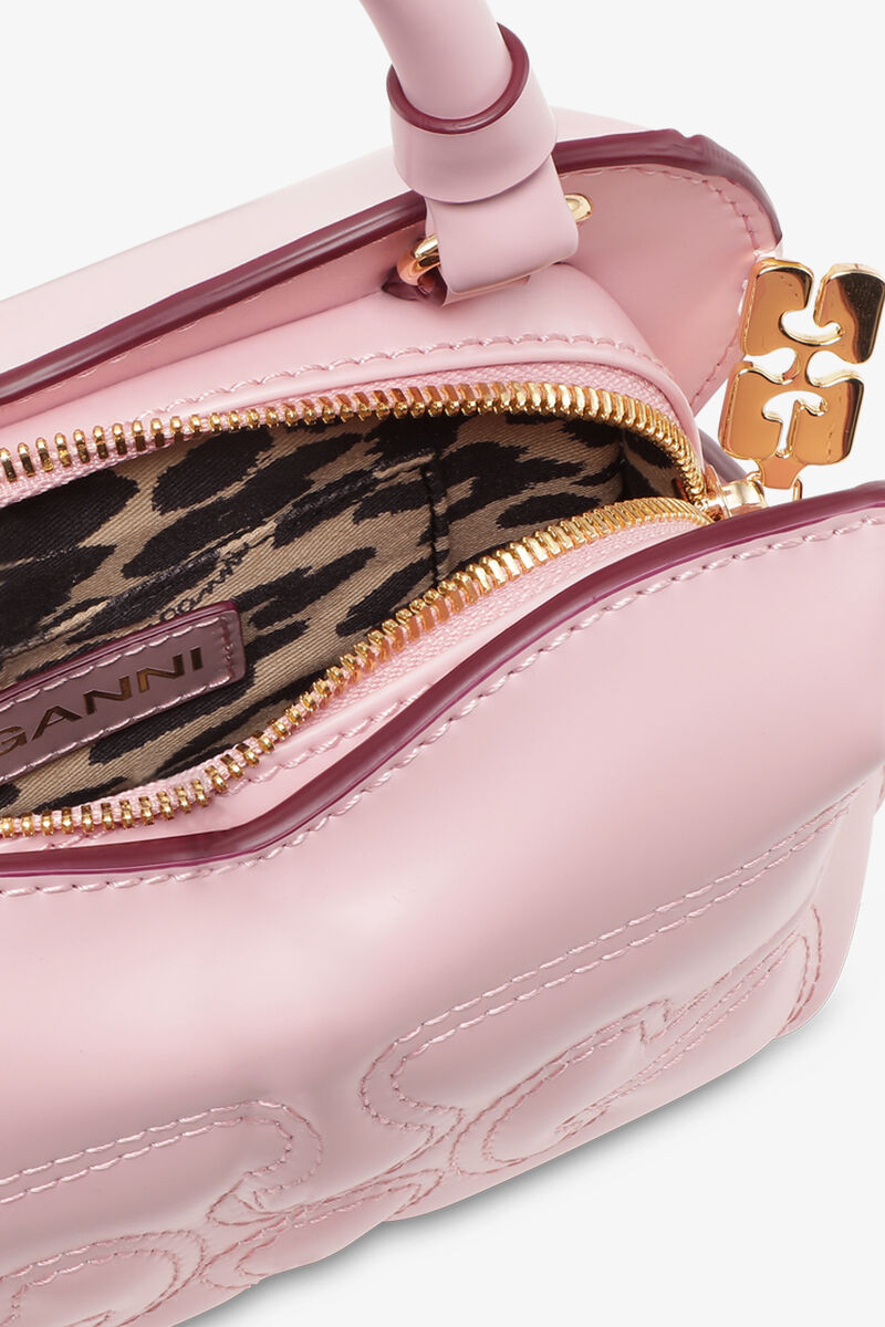 Pink Small Butterfly Crossbody Bag | GANNI NL