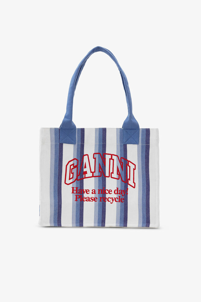 Sacs fourre-tout | Cuir et toile recyclés | GANNI FR