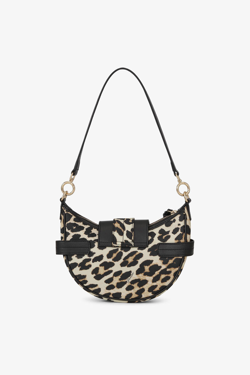 Leopard Small Bucky Crossbody Bag | GANNI AU