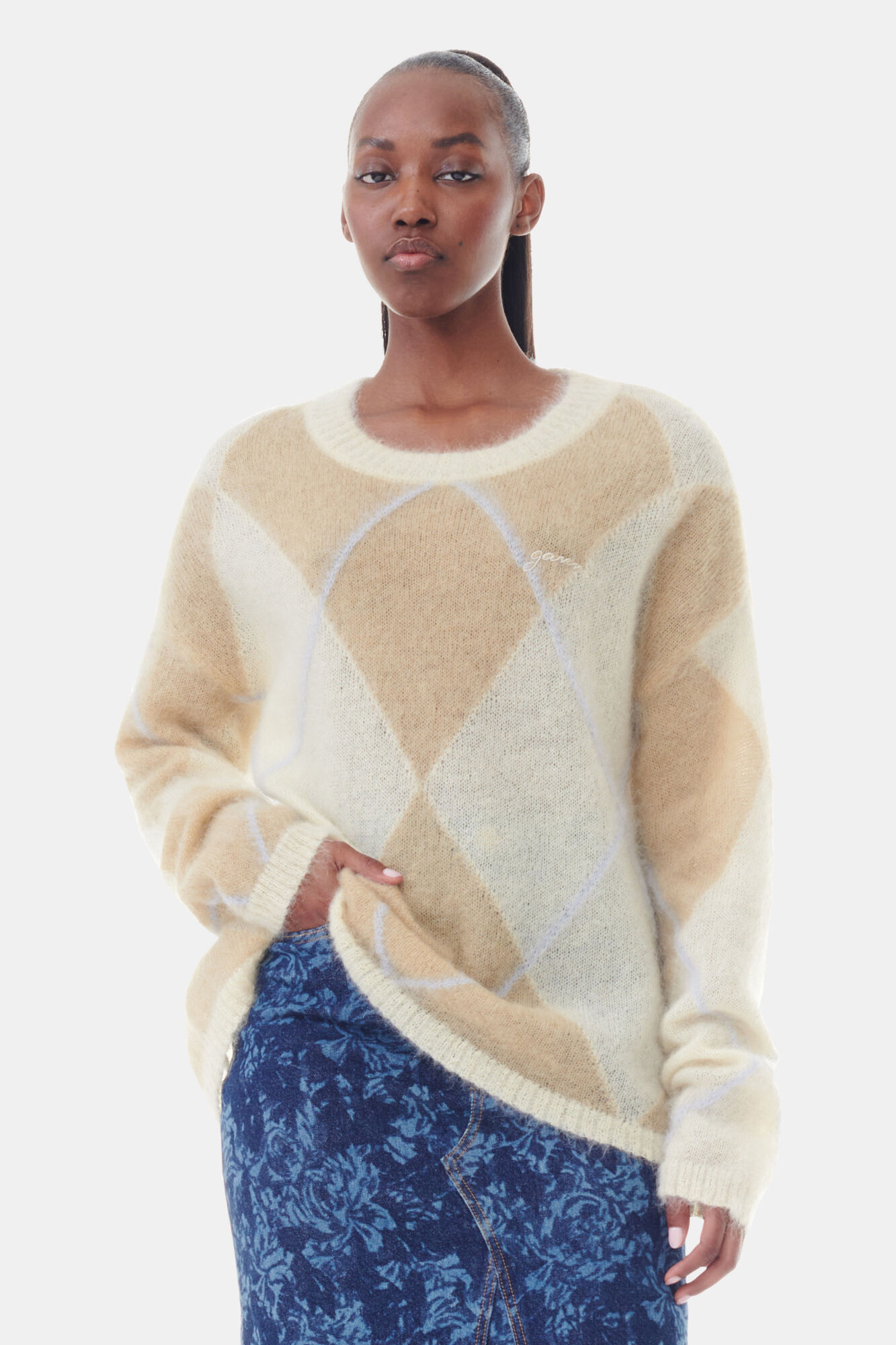 Multicolour Multicolour Jumper | GANNI KR 가니