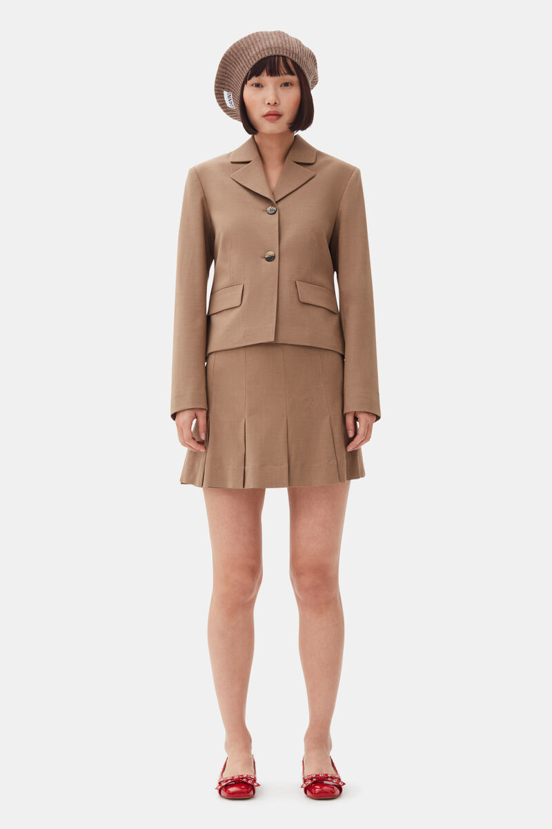 Racing Red Red Eyelet Bow Ballerinas | GANNI US