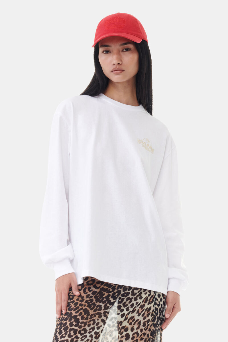 Barbados Cherry Red Embroidered Logo Cap | GANNI CA