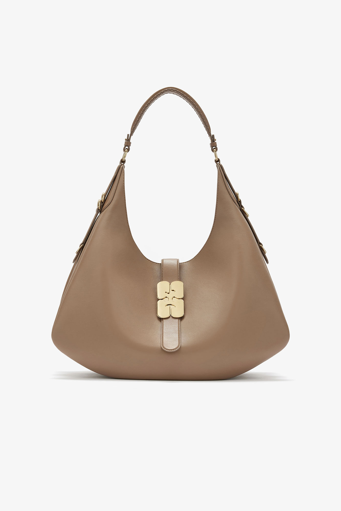 Coca Mocha Large Kat Bag in Brown | GANNI (Global) NZ